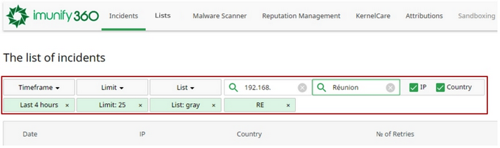 Imunify360 User Interface | Documentation